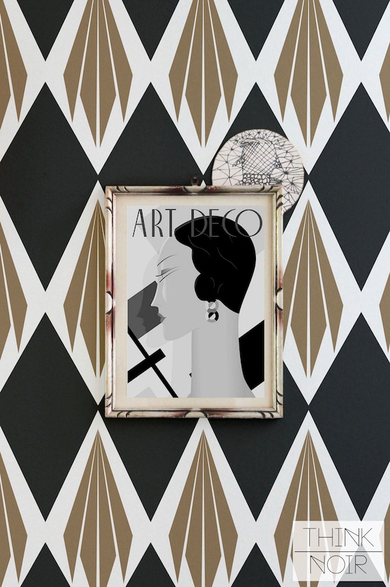 Art Deco Wall Murals - Wall Design Ideas