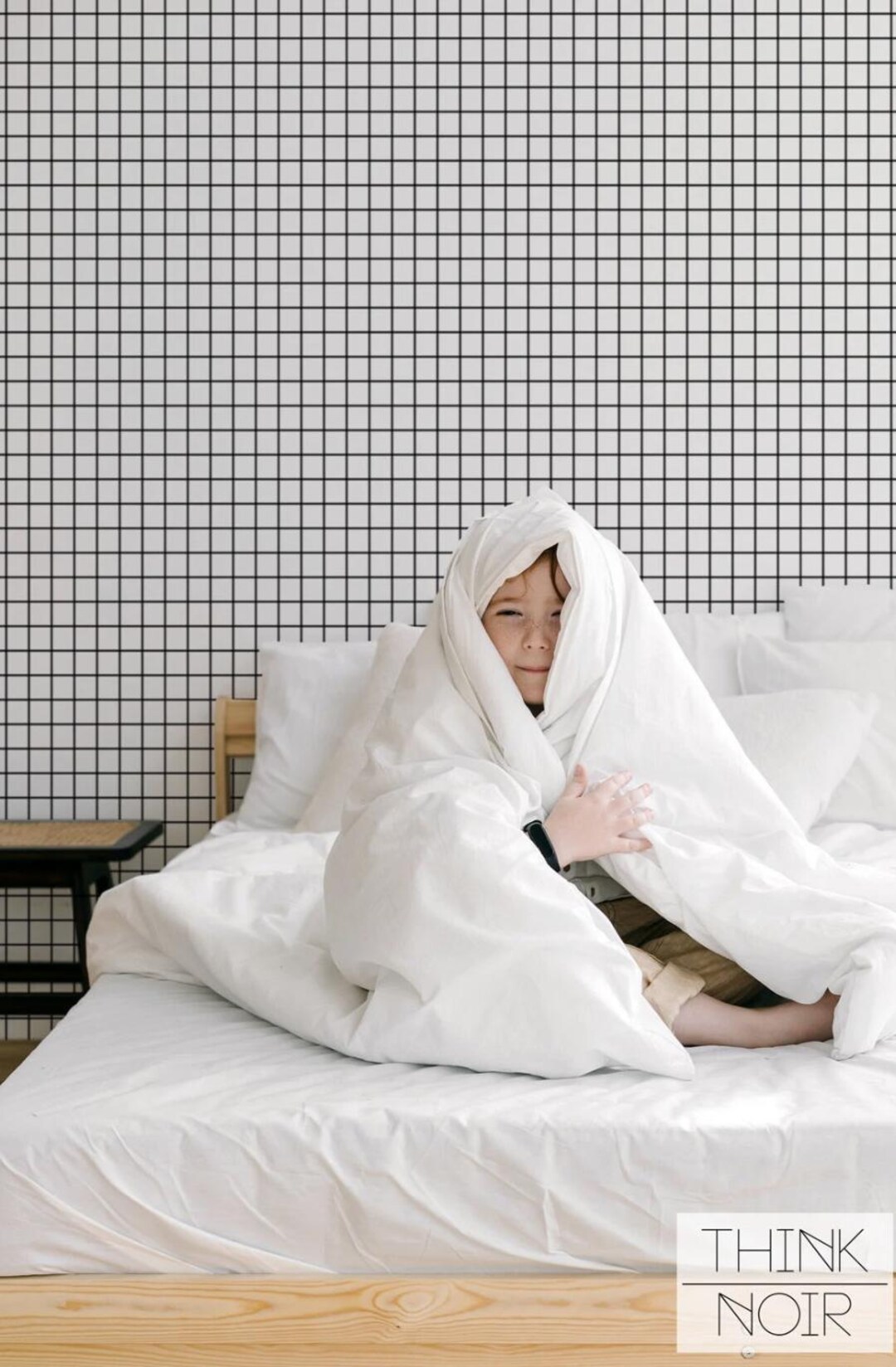 Checkers Print Wallpaper for Kids, Minimal Self Adhesive or Regular ...