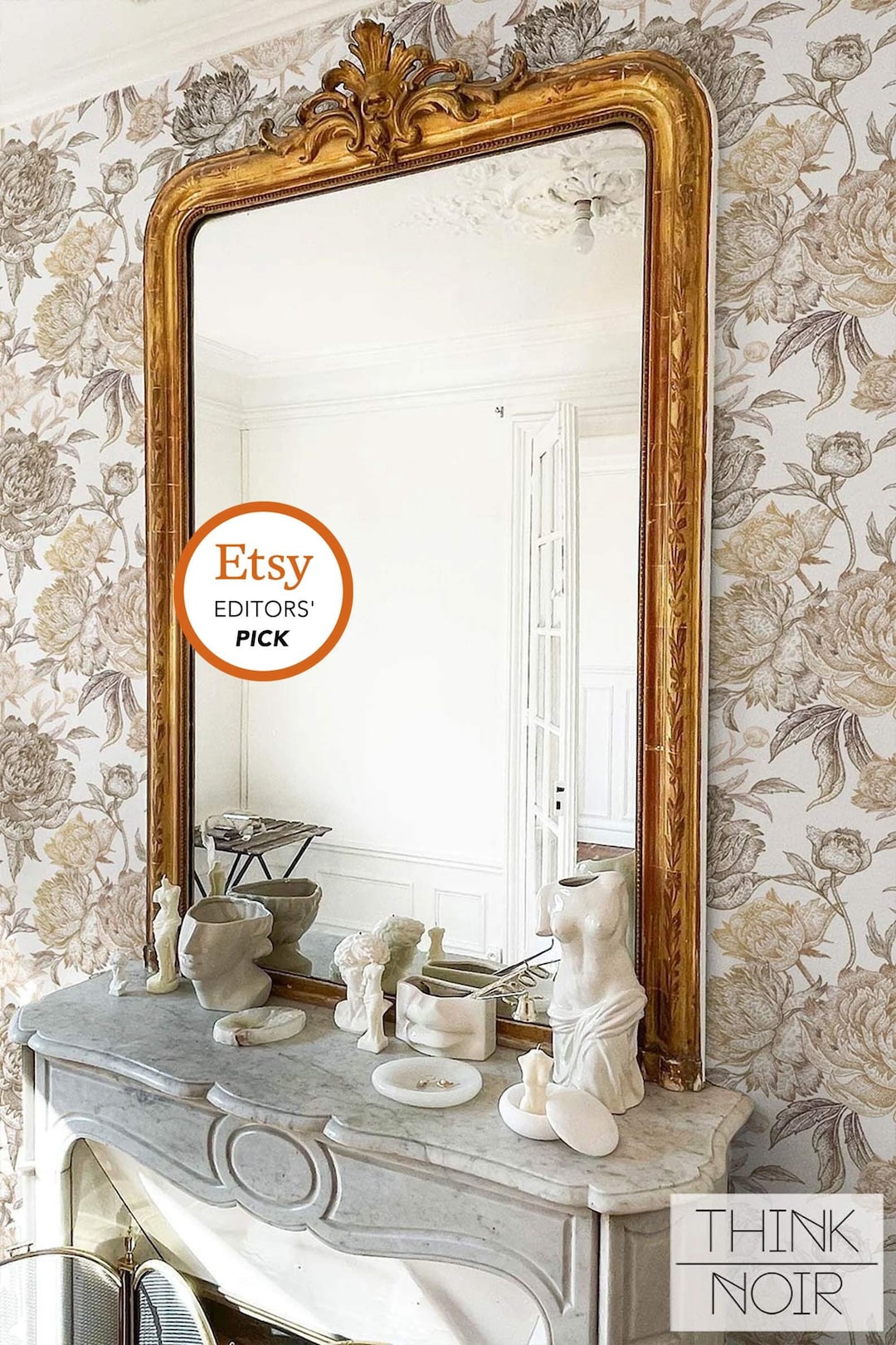 Vintage French Wallpaper Peel and Stick French Country Style Wallpaper ...