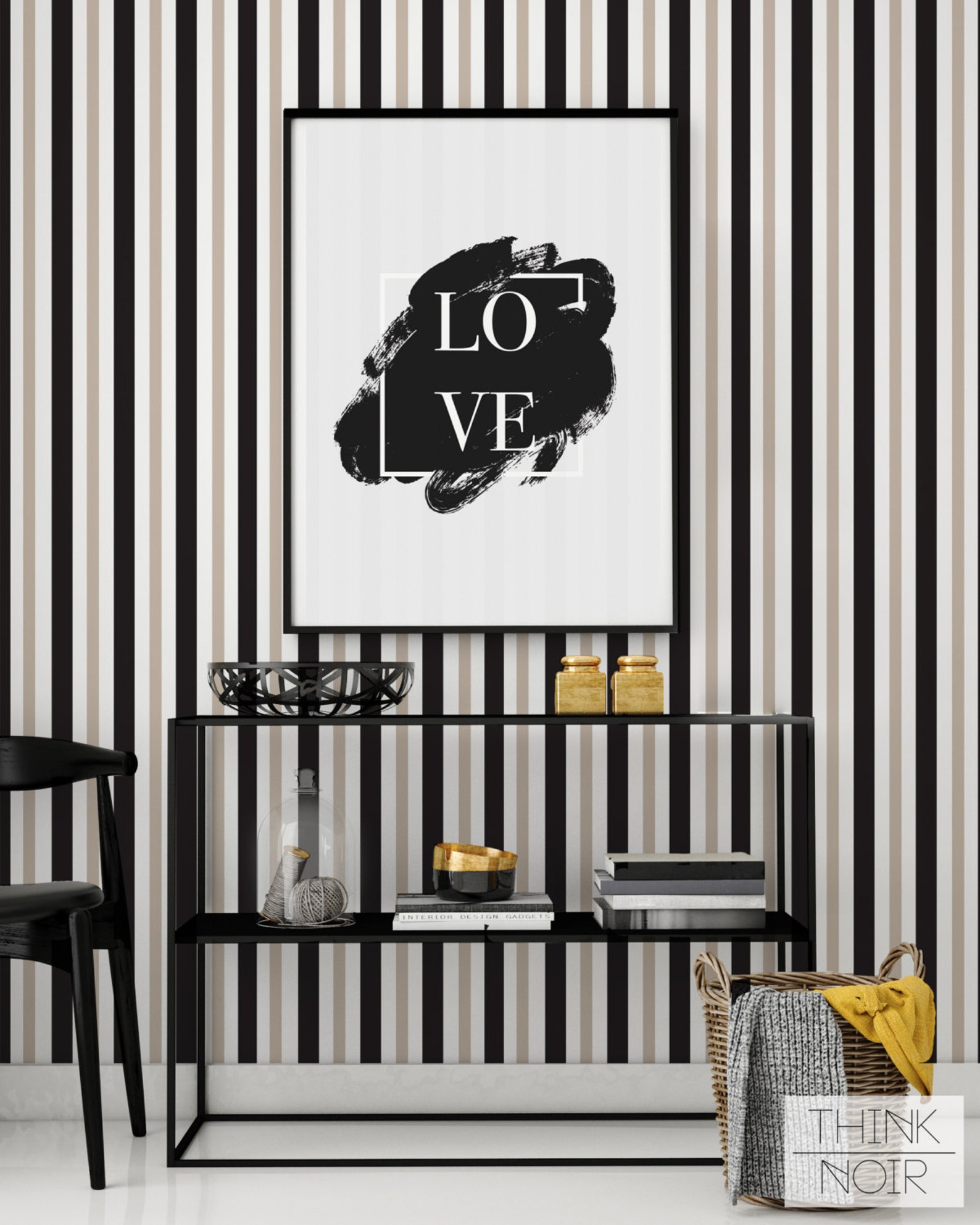 Minimalistic Geometric Pattern Wallpaper / Simple Wall Mural / - Etsy