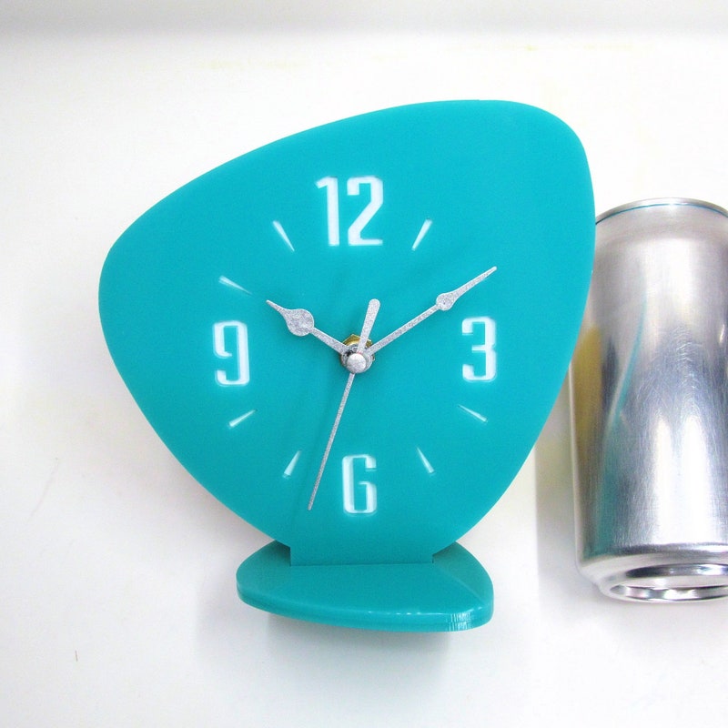 Turquoise Clock - Etsy