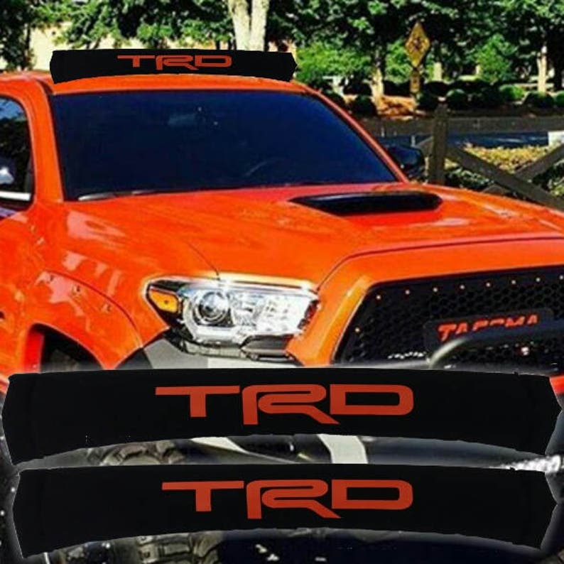 Roof Rack Pads TRD Orange Lettering - Etsy