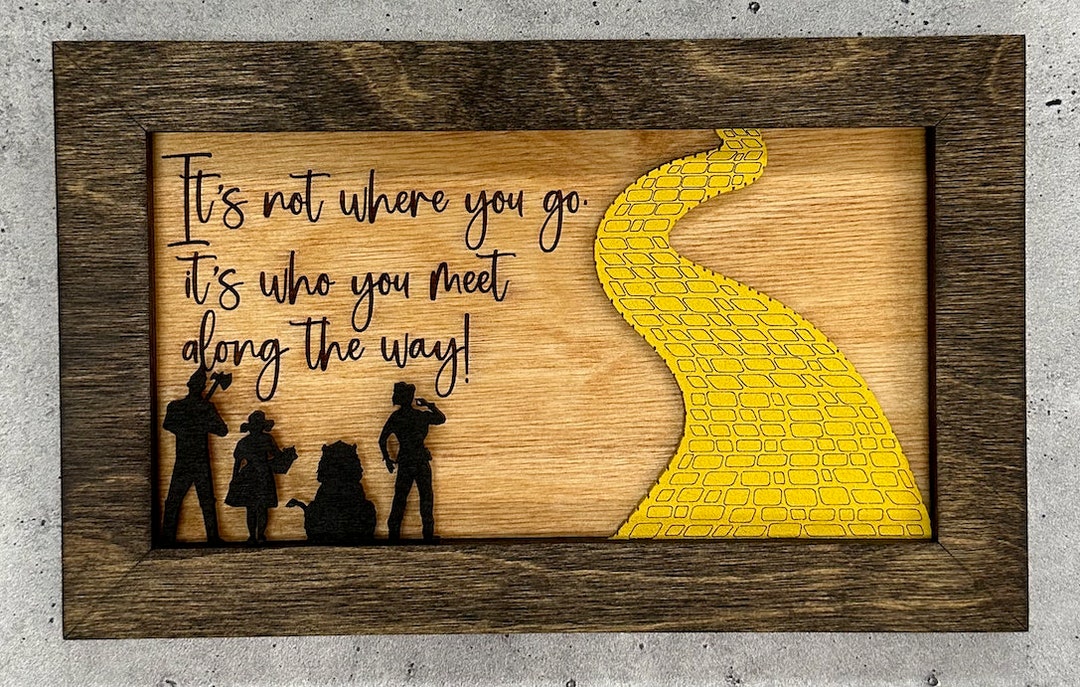 Wizard of Oz Gift Sign: Coworker Moving Away, Retirement Gift (8.5 X 5. ...