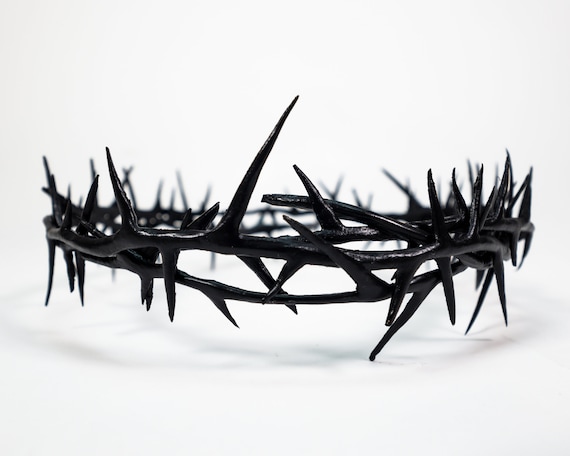 Crown of Black Thorns - Etsy