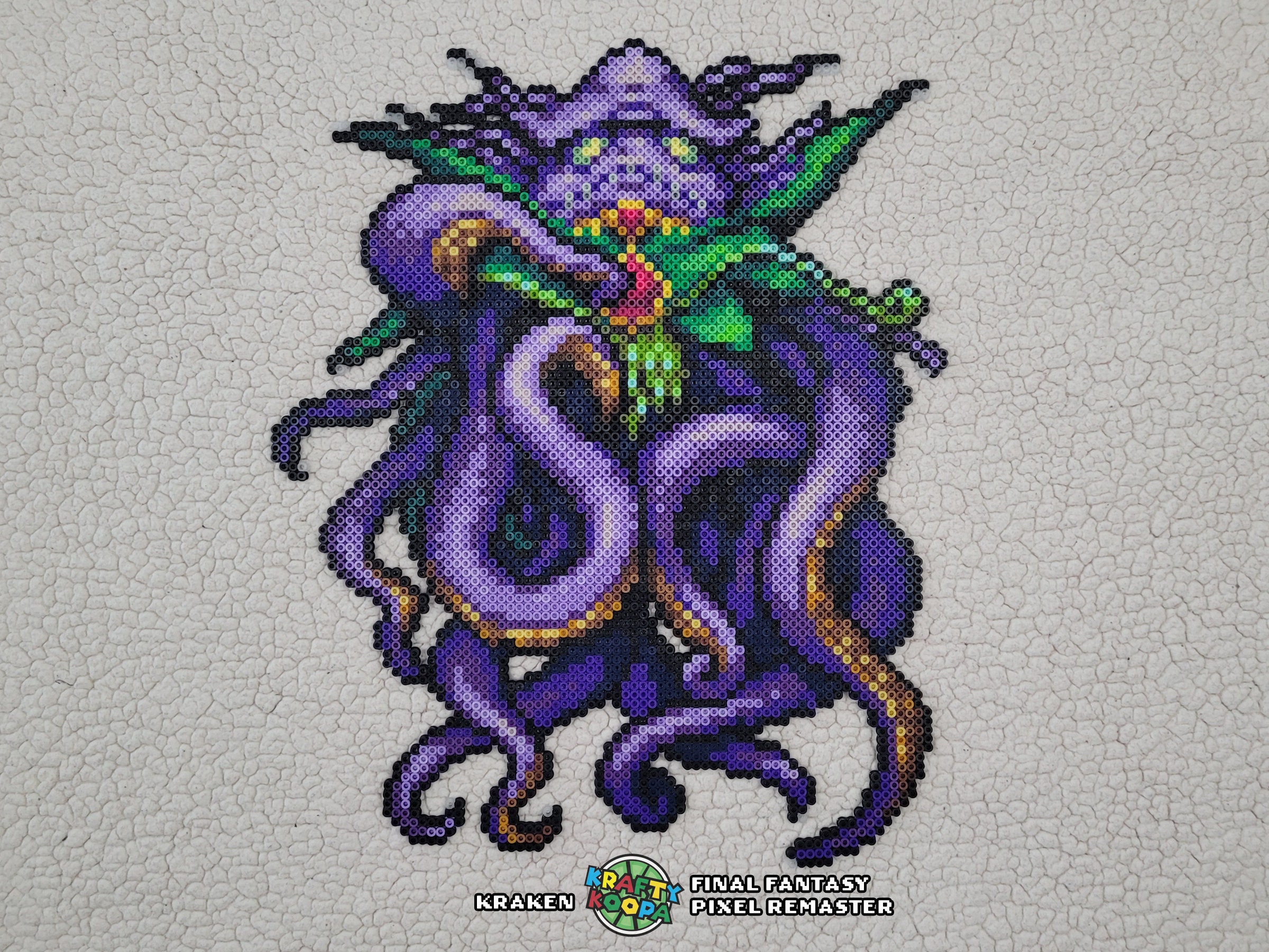 Final Fantasy Bosses (I-IV) - Fuse Bead Sprite Wall Art Figure - Etsy