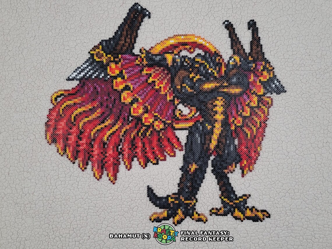 Final Fantasy Summons - Fuse Bead Sprite Wall Art Figure - Etsy