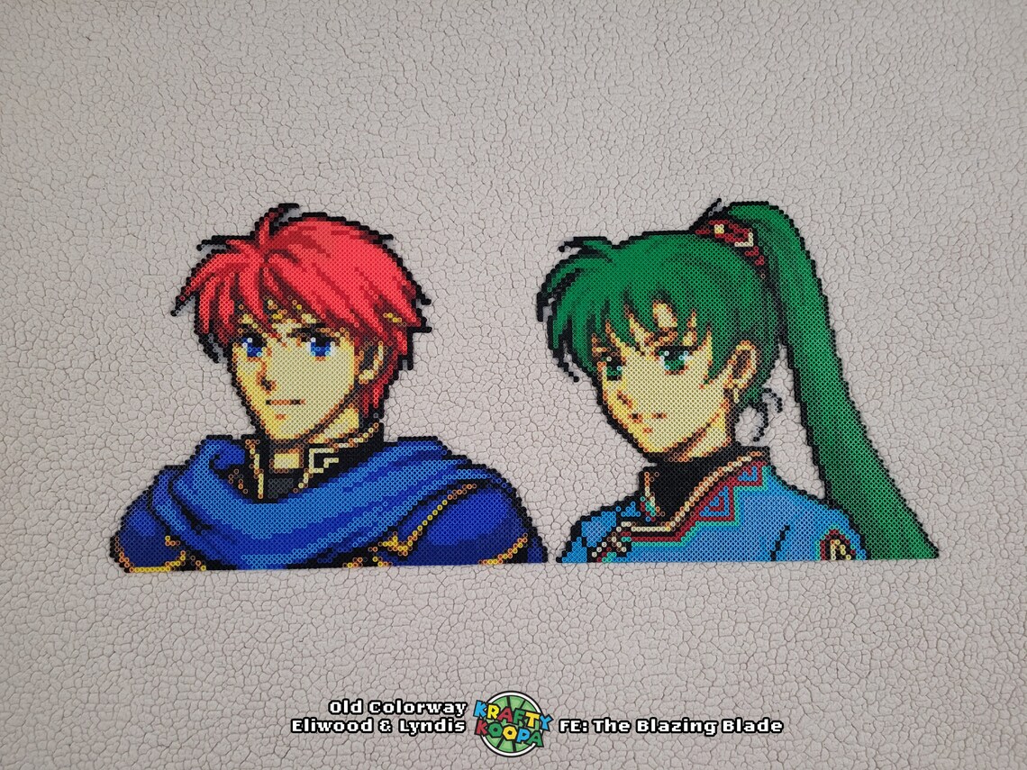 Fire Emblem 7 blazing Blade Character Portraits Fuse Bead - Etsy