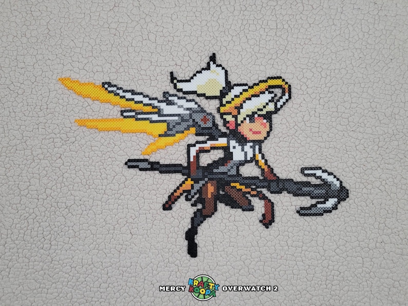 Overwatch Hero Pixel Sprays - Support - Fuse Bead Sprite Wall Art ...
