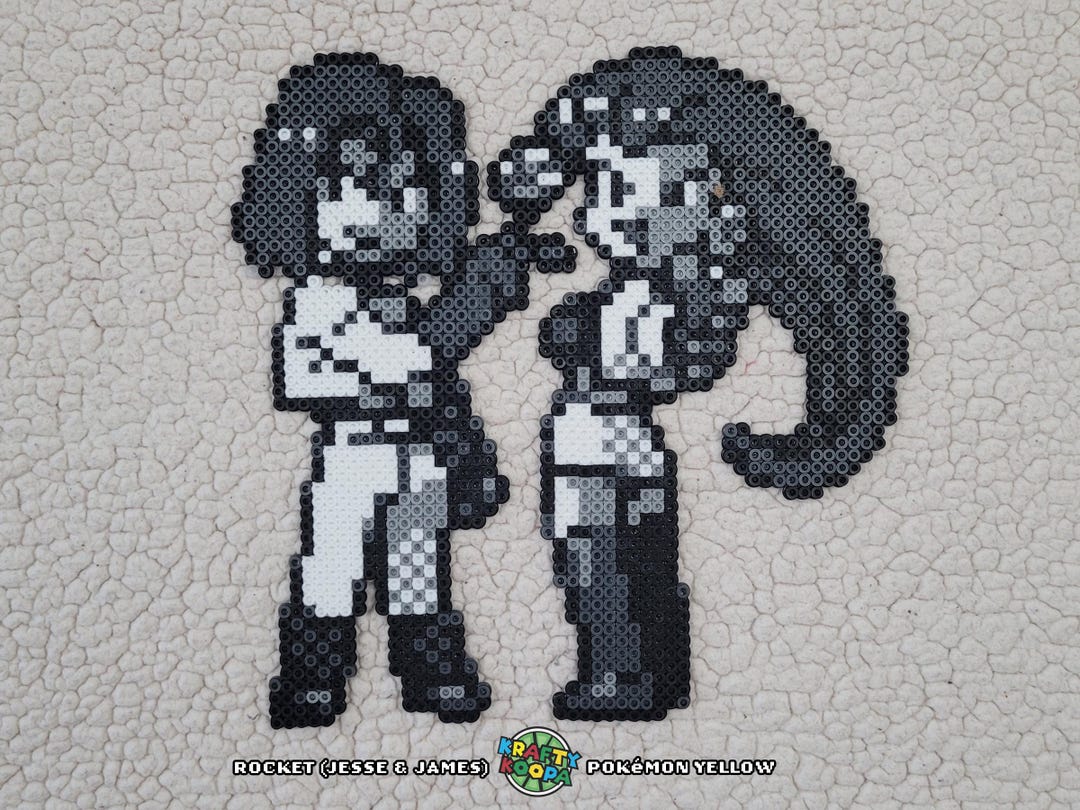 Pokémon Yellow Inspired - Fuse Bead Sprite Wall Art Decor Figure - Etsy
