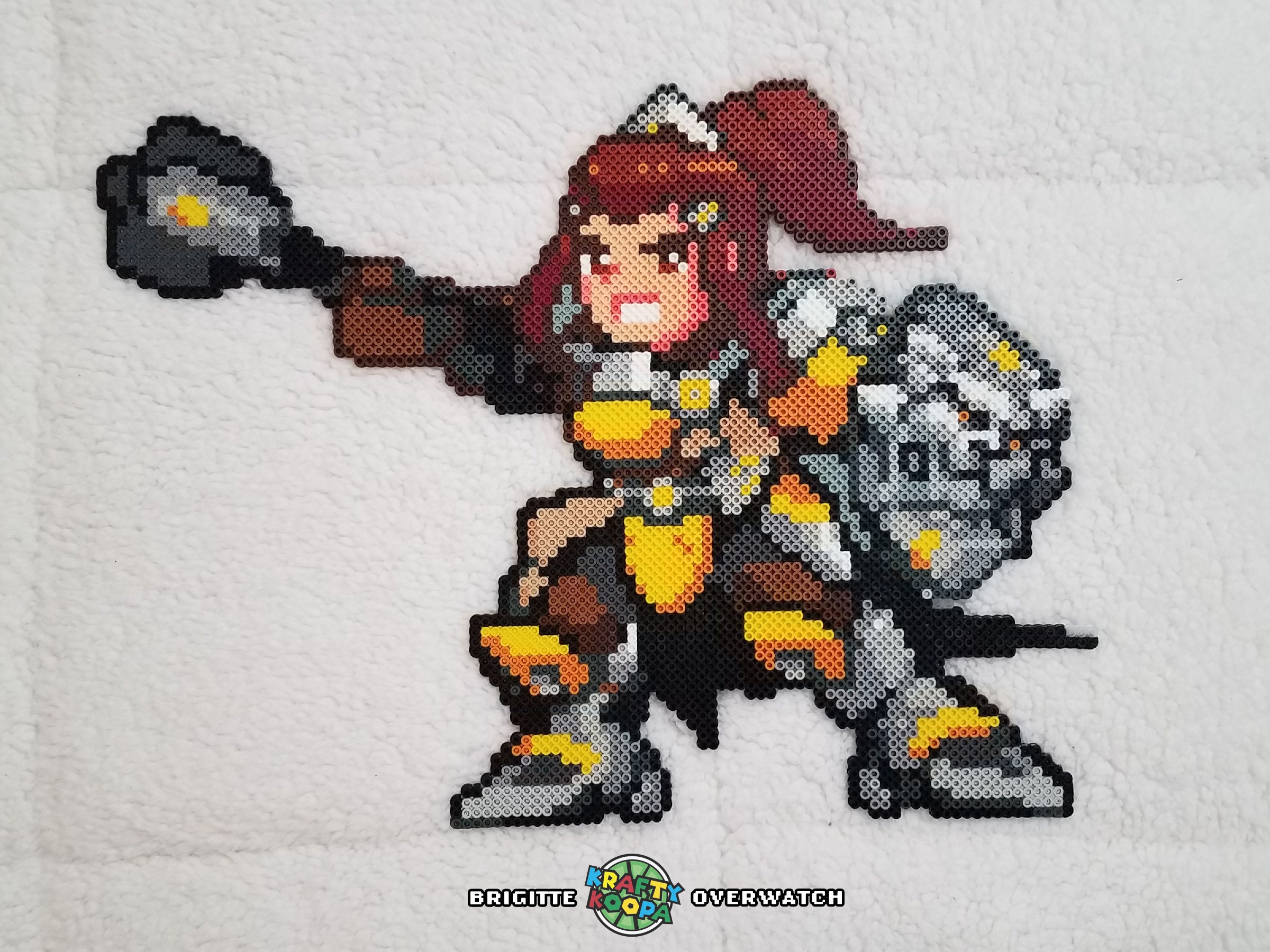 Overwatch Hero Pixel Sprays - Support - Fuse Bead Sprite Wall Art ...