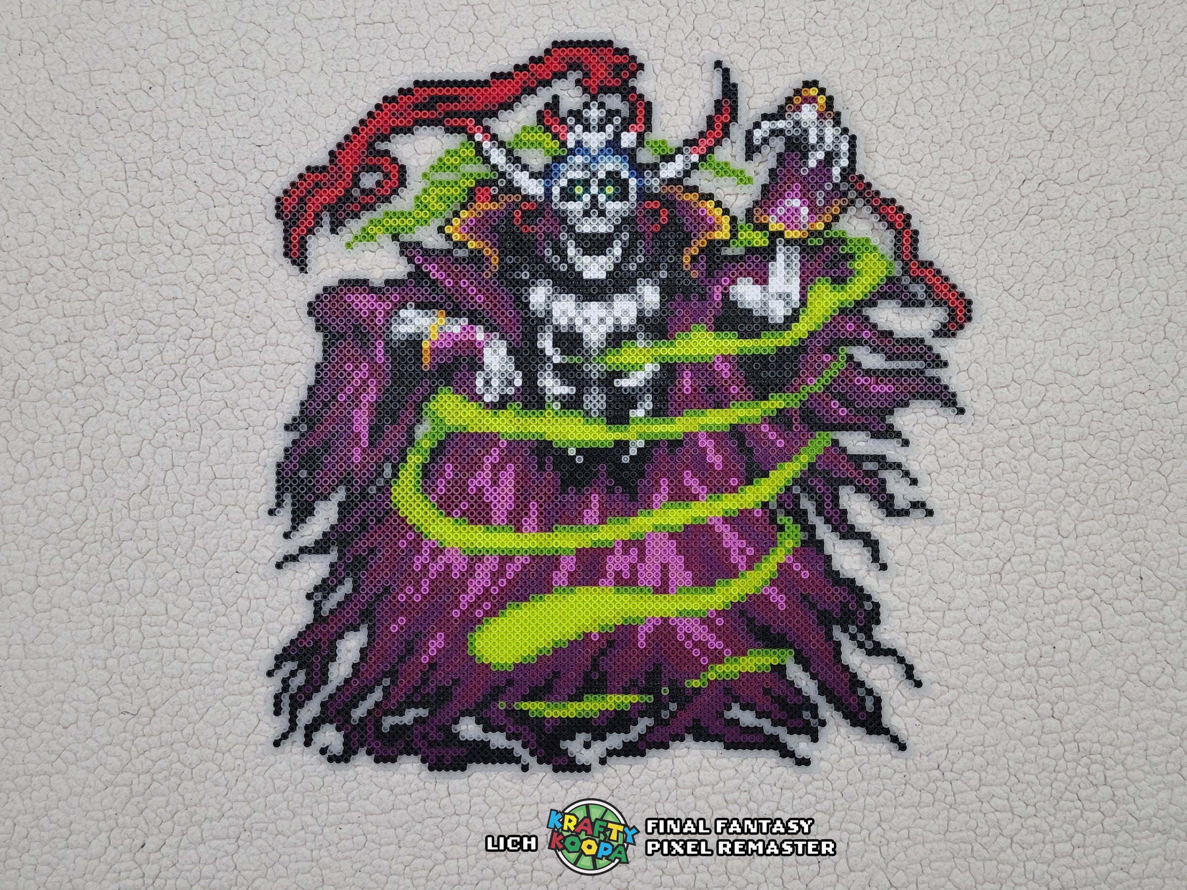 Final Fantasy Bosses (I-IV) - Fuse Bead Sprite Wall Art Figure - Etsy