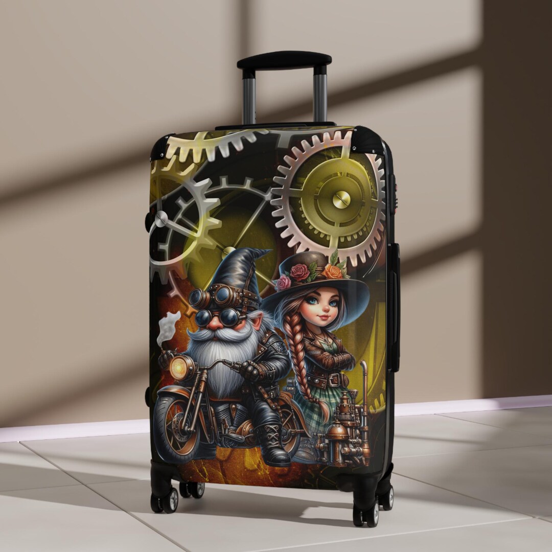 Suitcase, Steampunk Motorcycle Biker Themed - Etsy