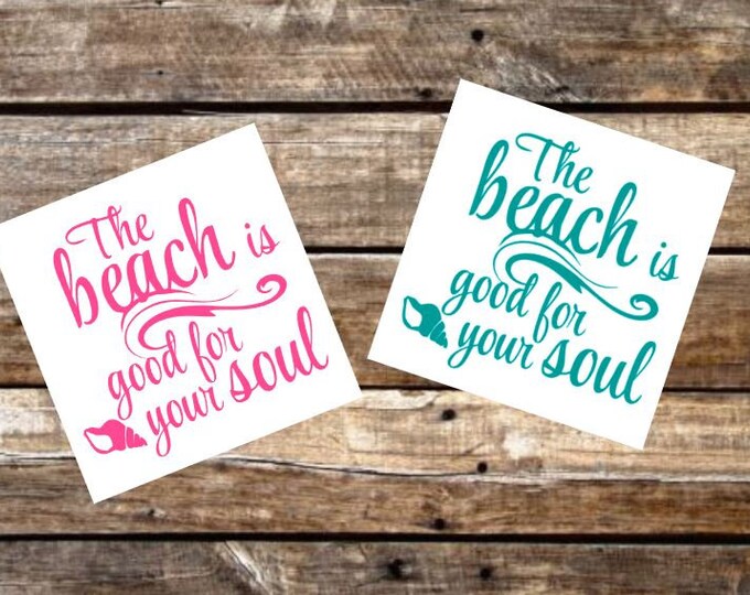 Beach Decal, Tumbler Decal, Tumbler Decal for Women, Beach Decals ...