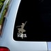 Ballerina Car Decal, Dance Car Decal, Ballet Car Decal, Personalized ...