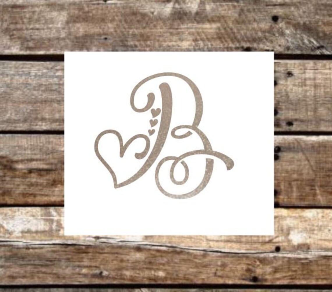 Car monogram decal Initial decal for car Car accessories for | Etsy