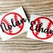 Baseball Decal, Baseball Sticker, Personalized Baseball Decal, Baseball ...