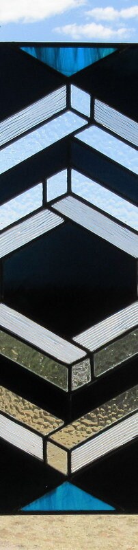 Stained Glass Optical Illusion. Window Panel. 18.5 X 19.5 - Etsy