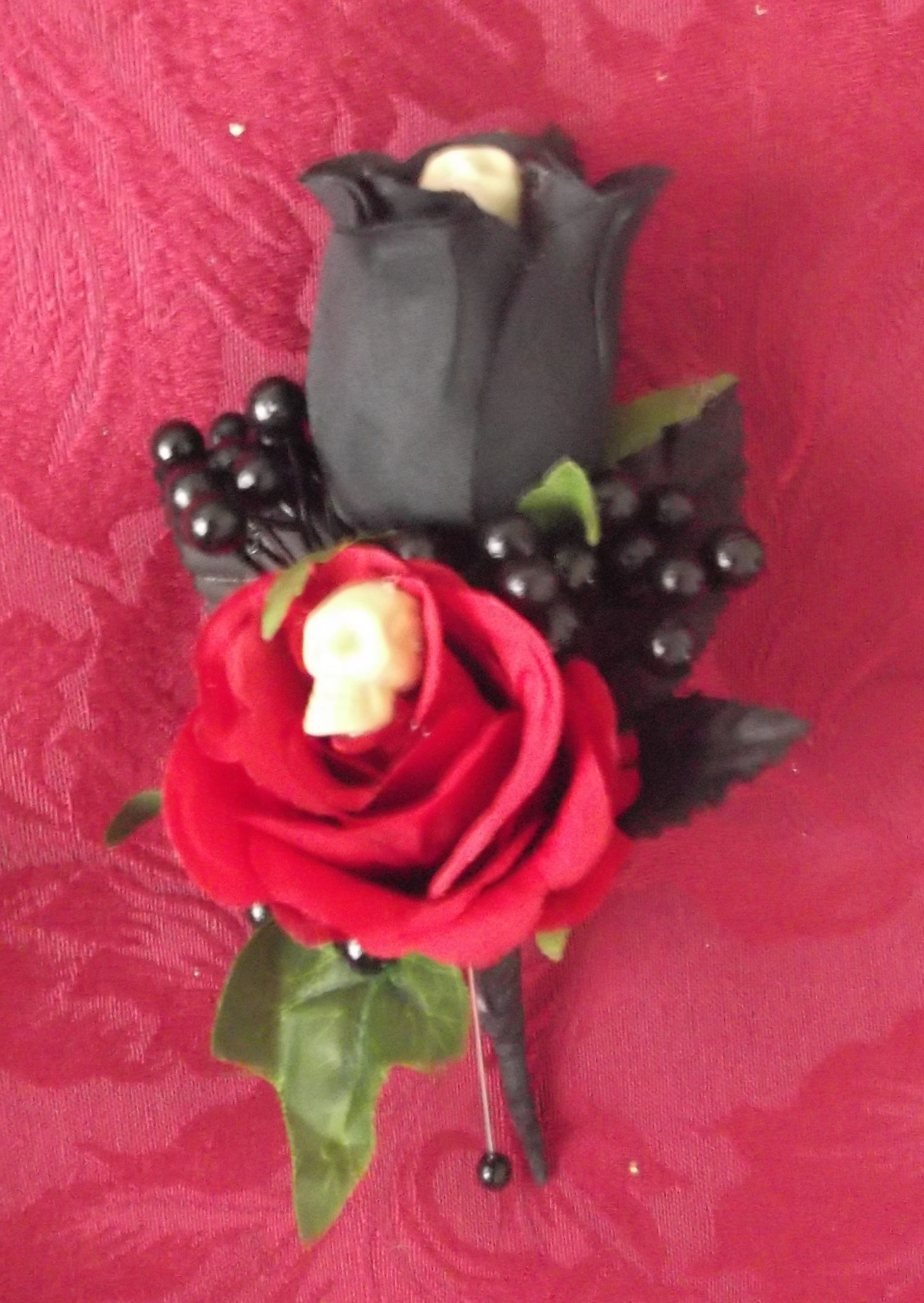 Gothic Corsage,buttonhole. Gothic Wedding ,prom. Photos Are Examples ...
