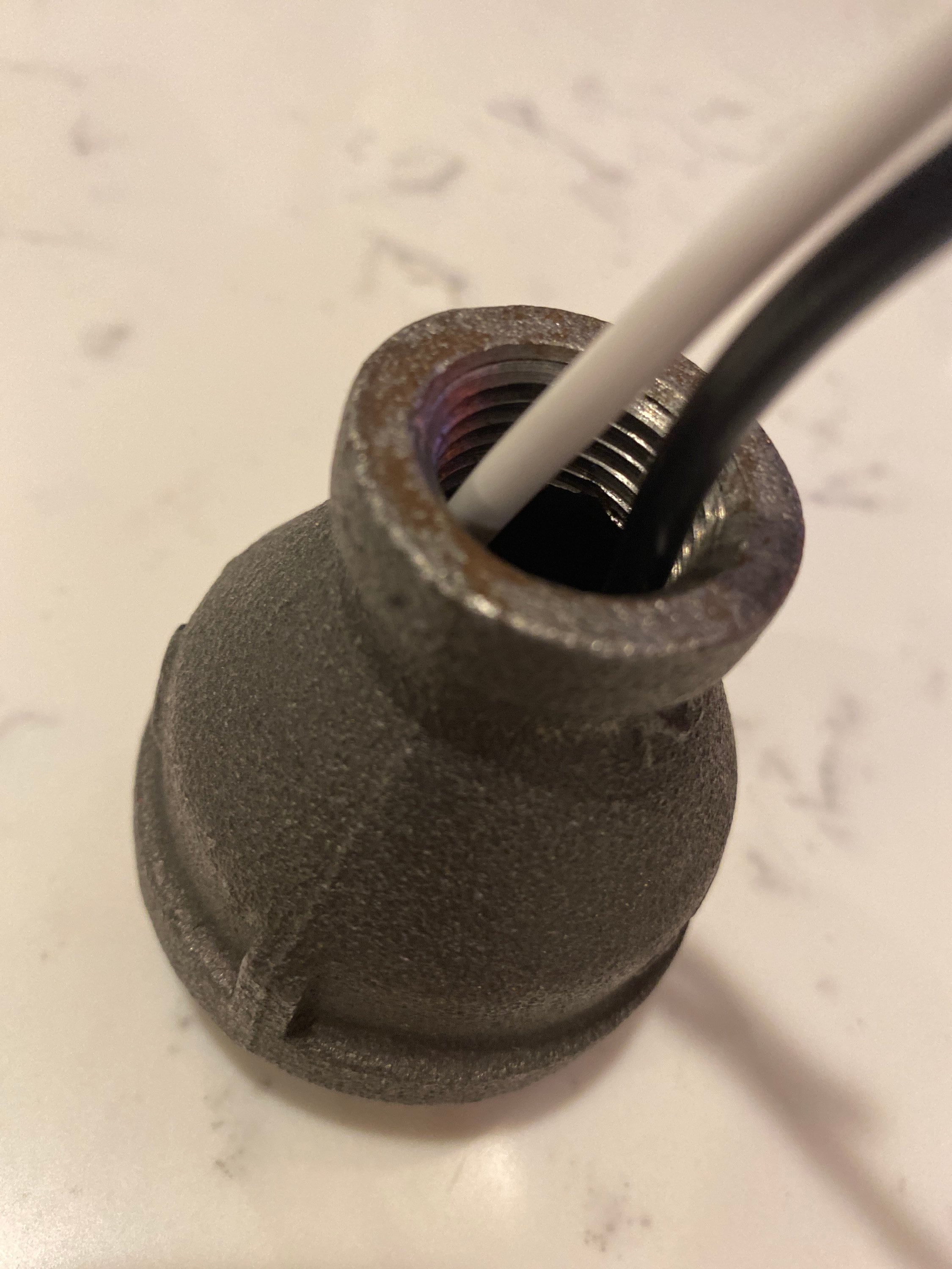 Industrial Iron Pipe Steampunk Lamp Socket - Fits 1/2”, 3/4”, and 1 ...