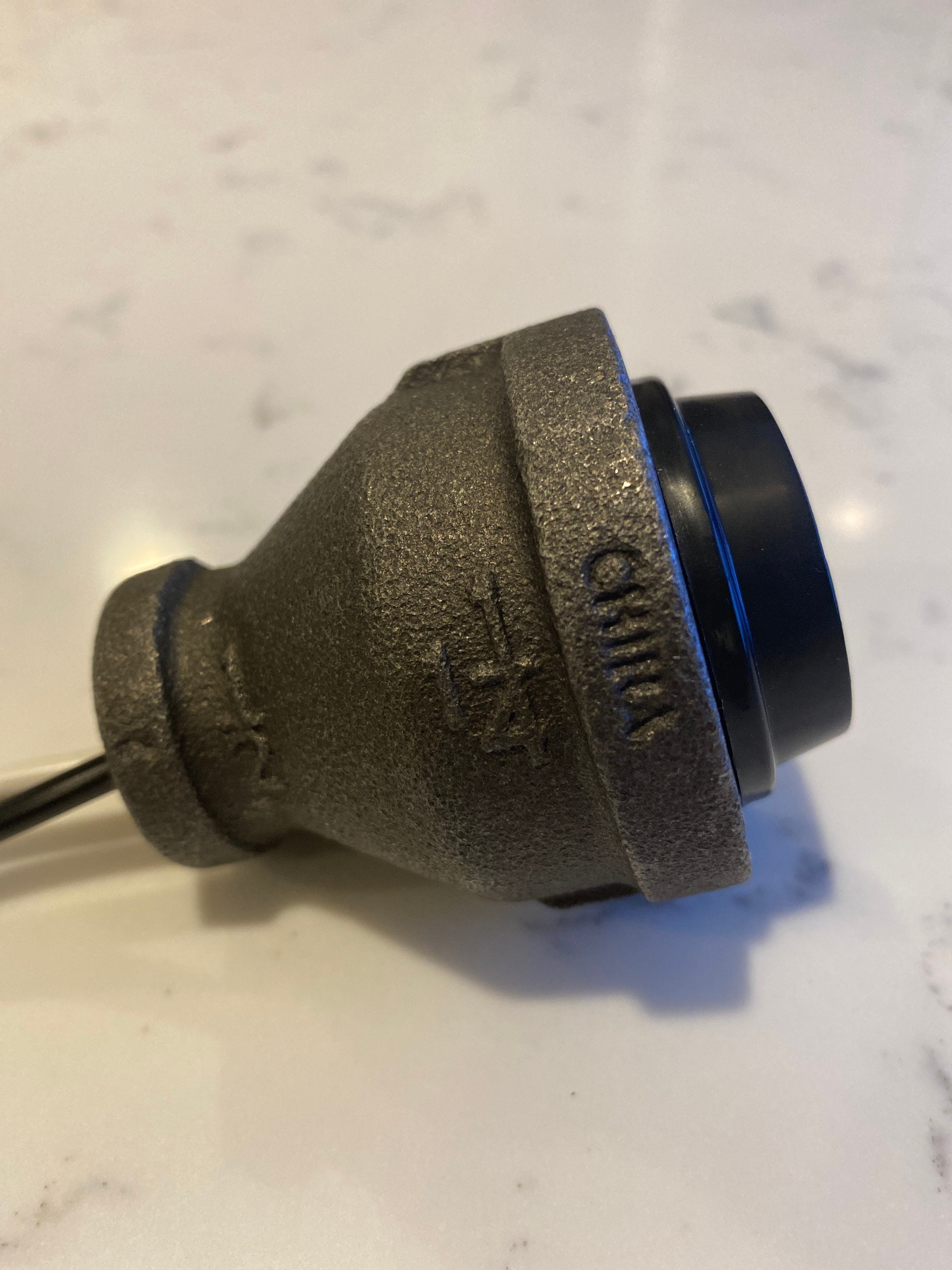 Industrial Iron Pipe Steampunk Lamp Socket - Fits 1/2”, 3/4”, and 1 ...