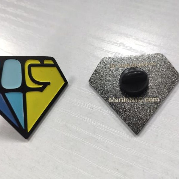 Diamond Lapel Pin - Etsy