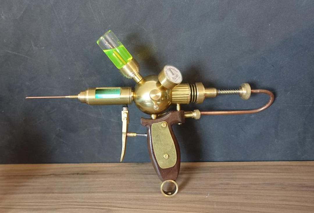 Handmade Metal Steampunk Style Medical Injector MK II Retro Victorian ...