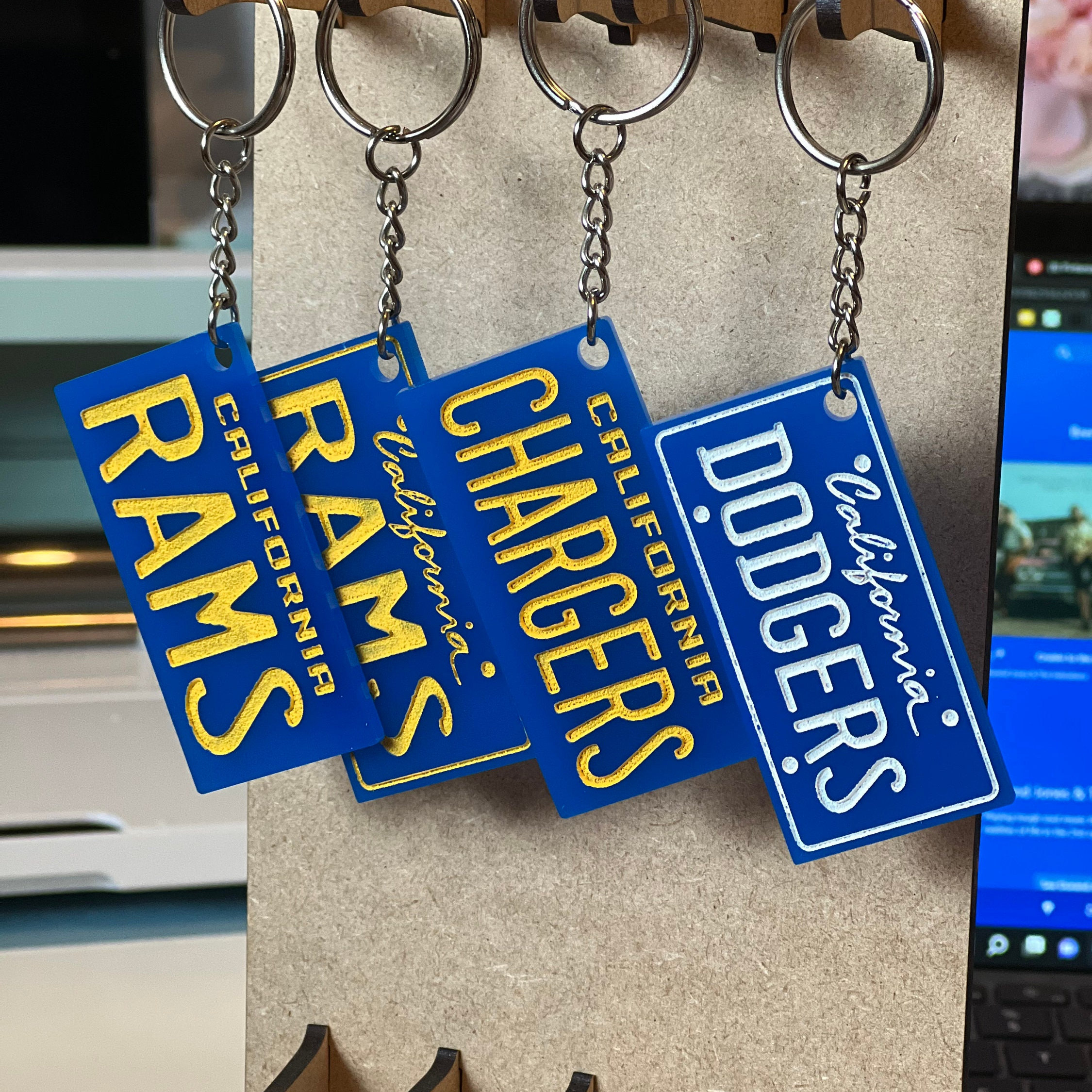 Personalized California Plate Keychain - Custom - Made to Order - Car ...