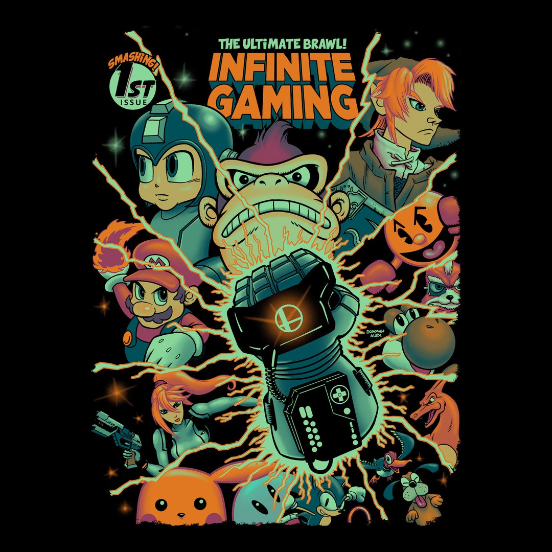 Retro Gaming Tee/ NES / Nintendo / Mario Bros / Donkey Kong / Video ...