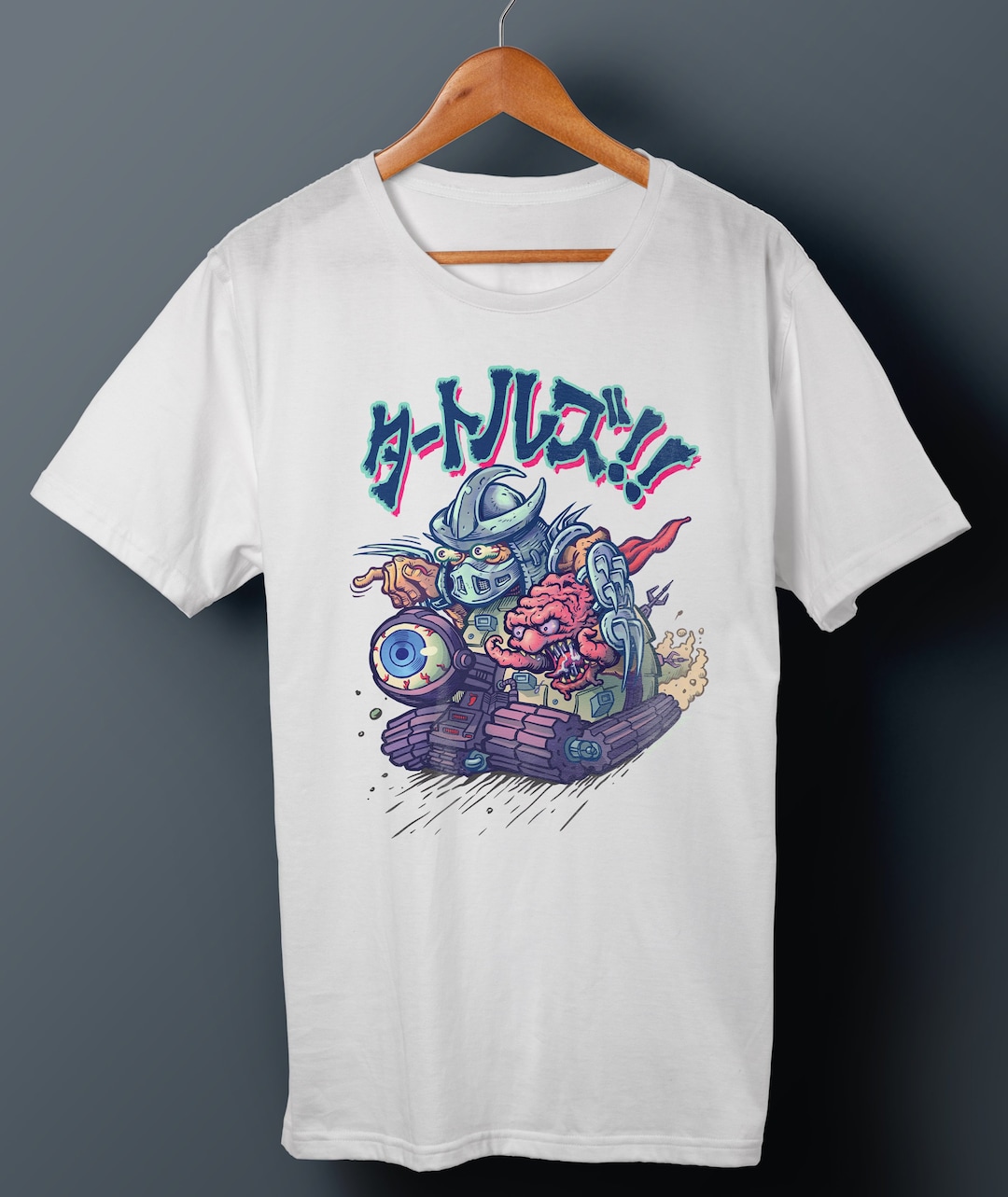 Ninja Turtles Tee / Rat Fink / Nostalgia / Crossover / Cartoon - Etsy
