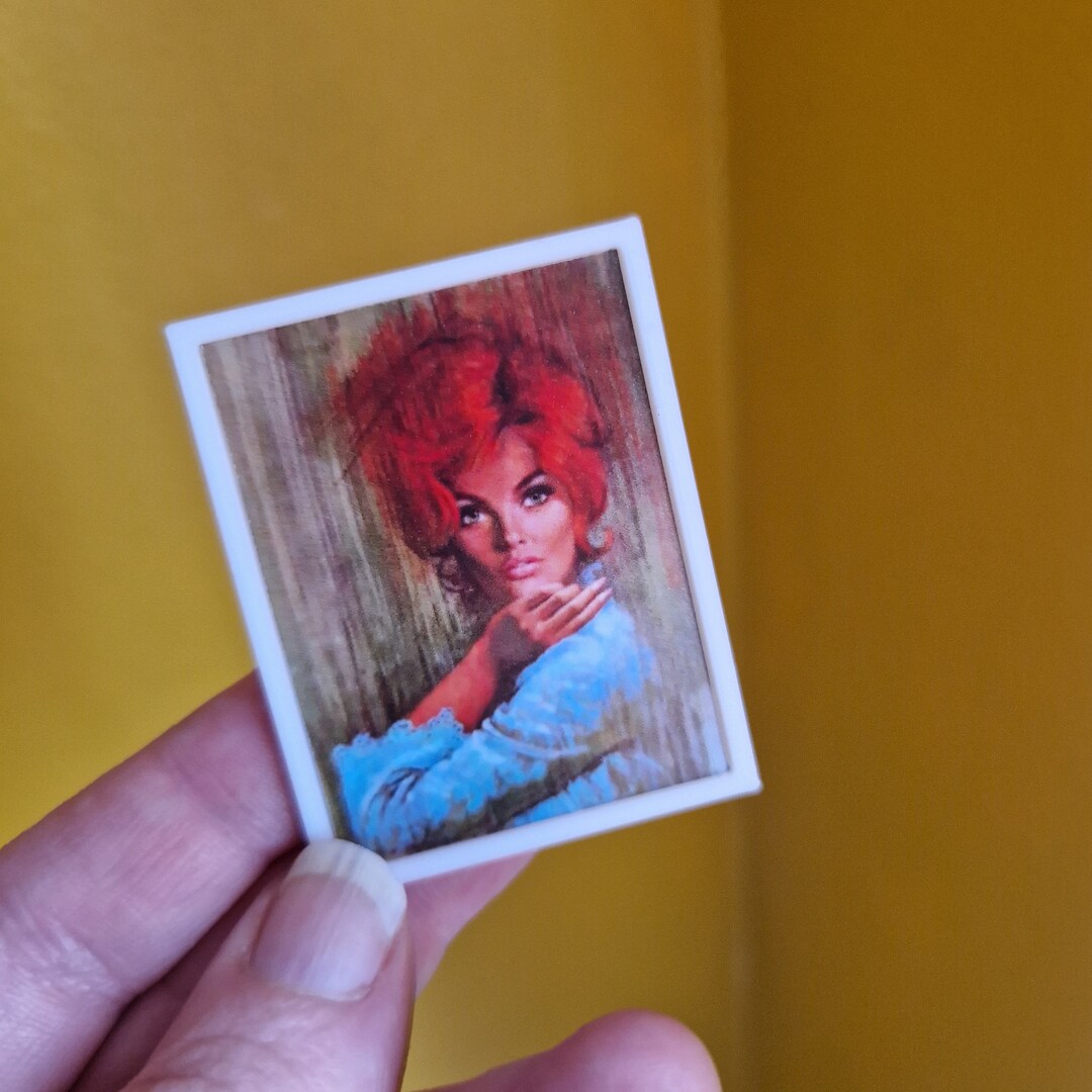 Retro Vintage Lundby Dolls House Size Shabner Lady Print - Etsy