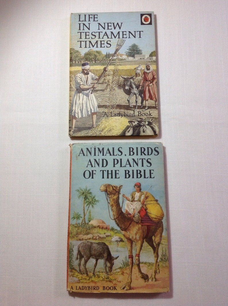 Vintage Pair of Ladybird Books Series 649 animals,birds and Plants of ...
