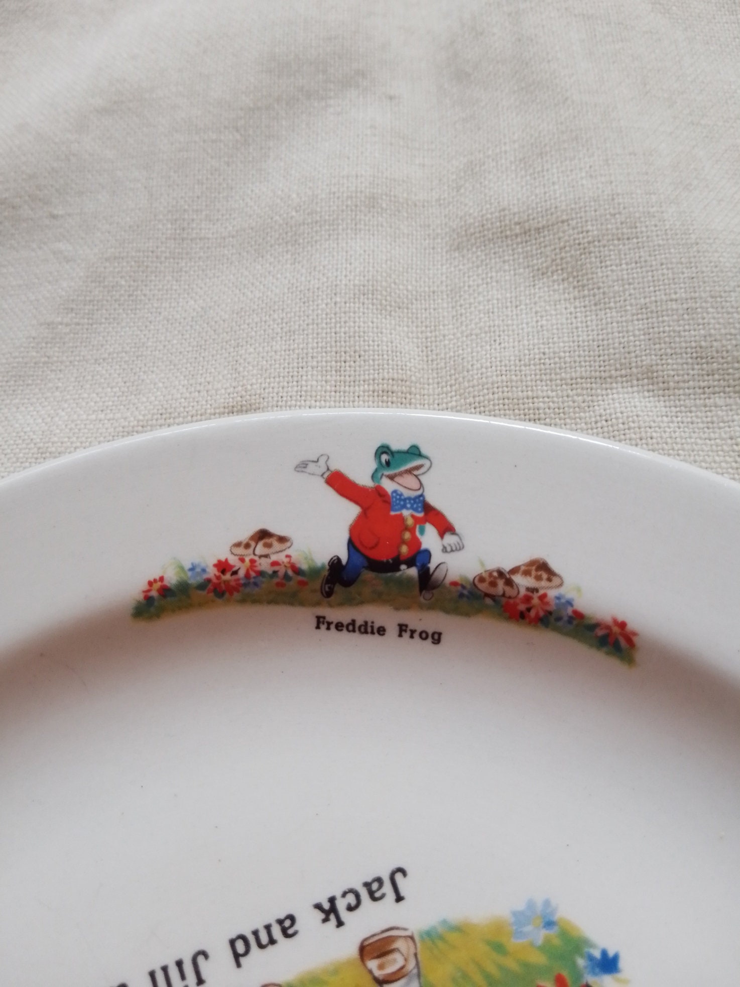 Vintage Jack and Jill and Patch Plate Made by Beswick - Etsy