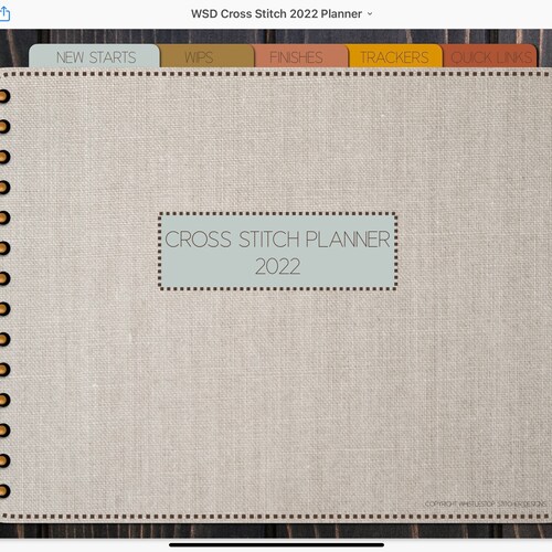 Stitch Planner PDF Download - Etsy