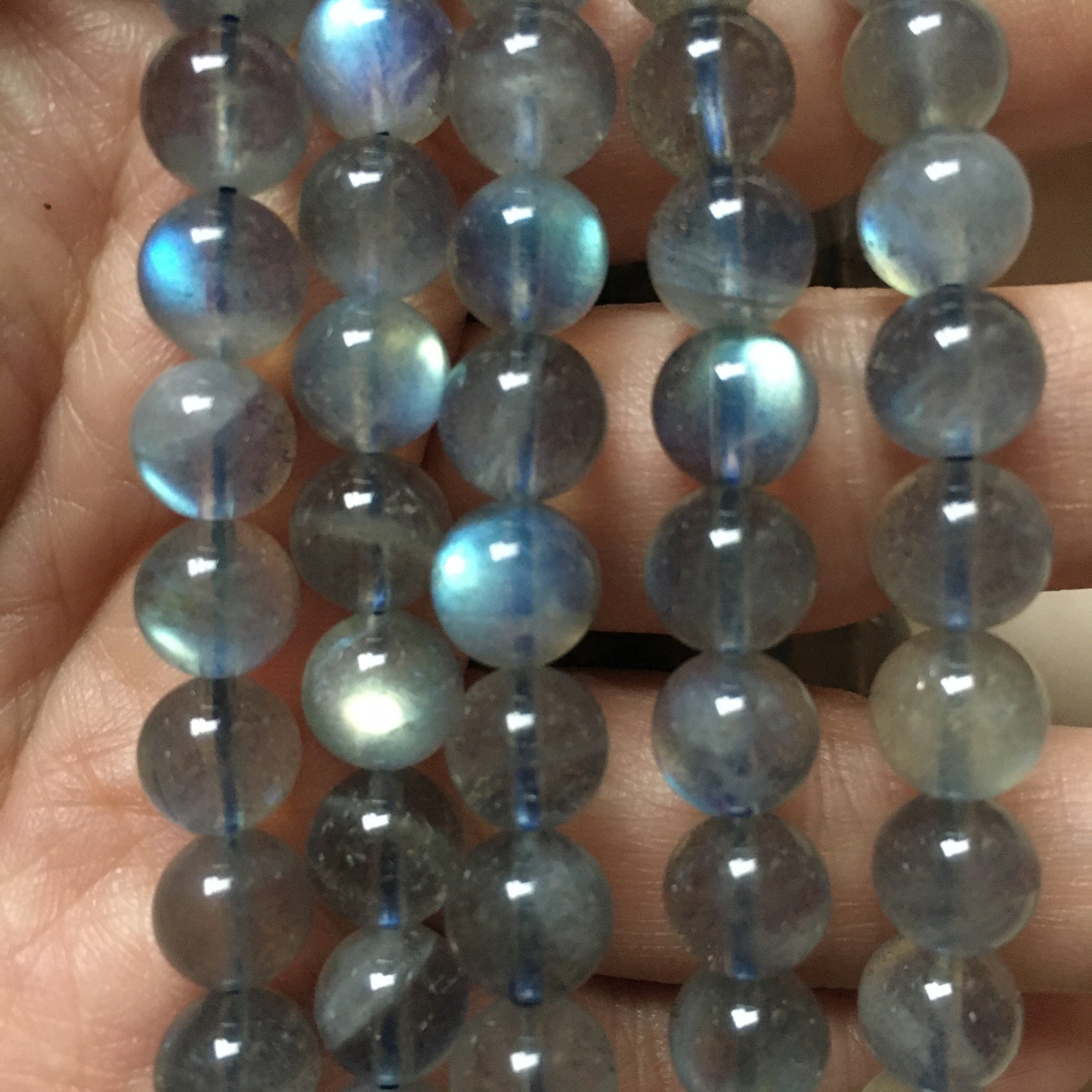 8mm Natural Blue Labradorite Gemstoneblue Labradorite - Etsy