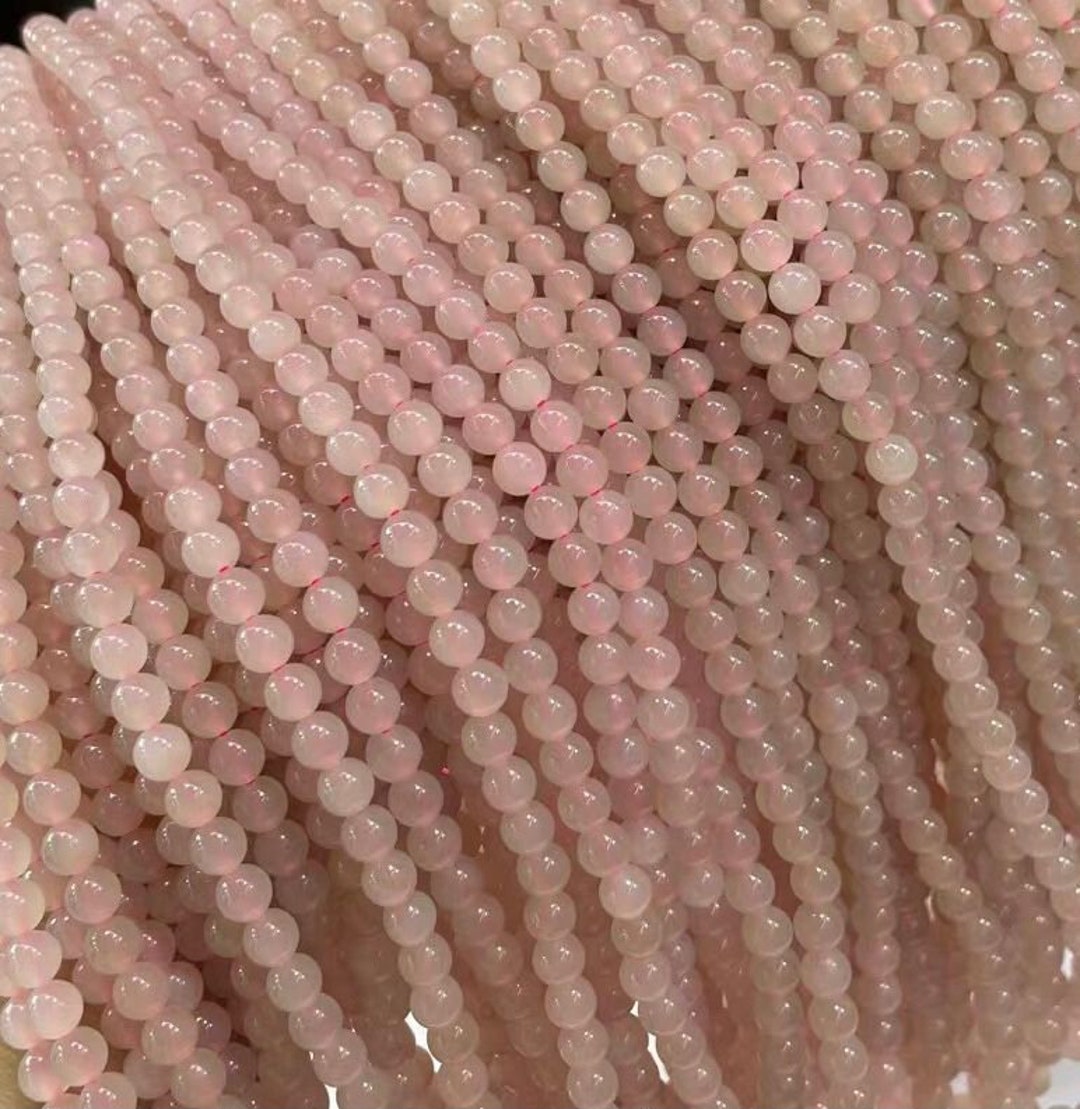 5mm Natural Untreated Pink Nephrite Beads,118 Beads Nephrite Malas - Etsy