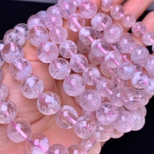 10mm Natural White Snowflake Phantom Quartz,garden Quartz,lodolite ...