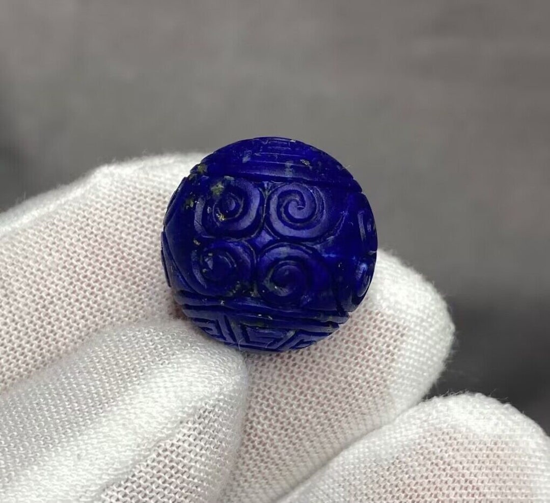 2pc 16mm Natural Blue Lapis Spacersbig Size Lapis Beadsold - Etsy