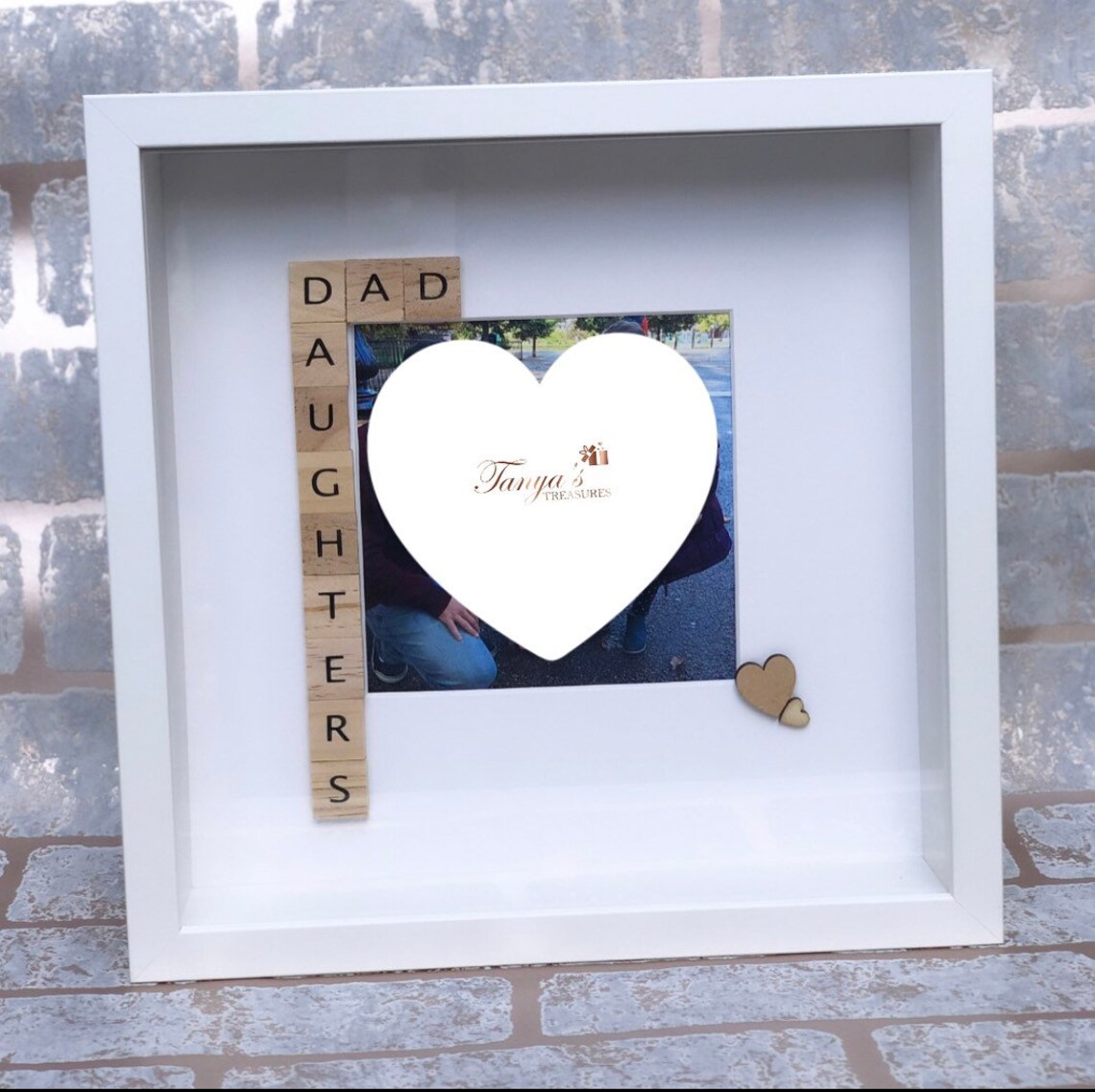 Father and Daughter Frame For a Father Father Gift | Etsy