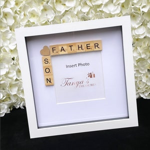 Father and Son Frame, for a Father, Father Gift, Father's Day, Dad ...