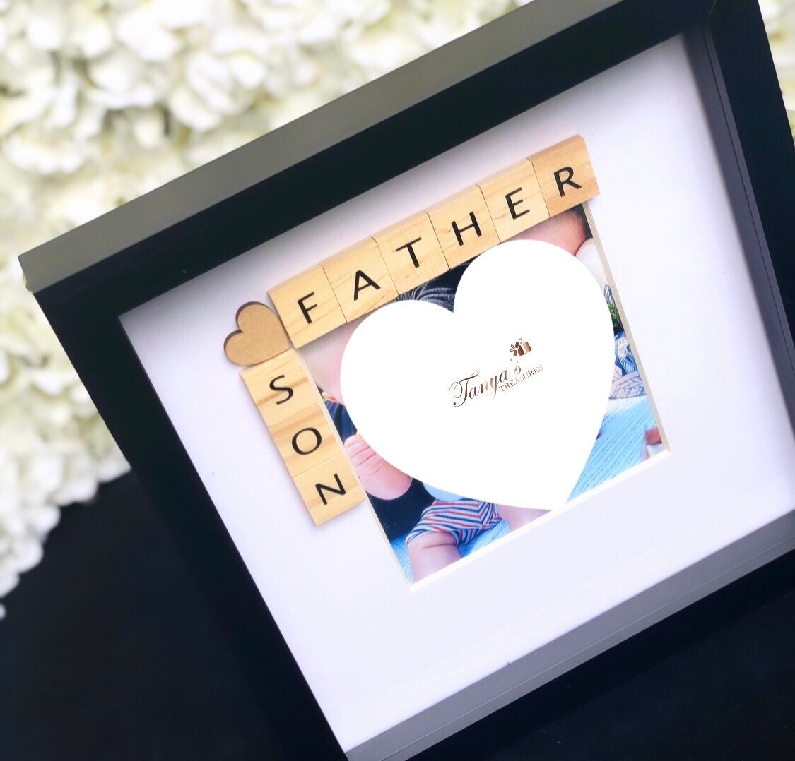 Father and Son Frame for a Father Father Gift Father's - Etsy UK