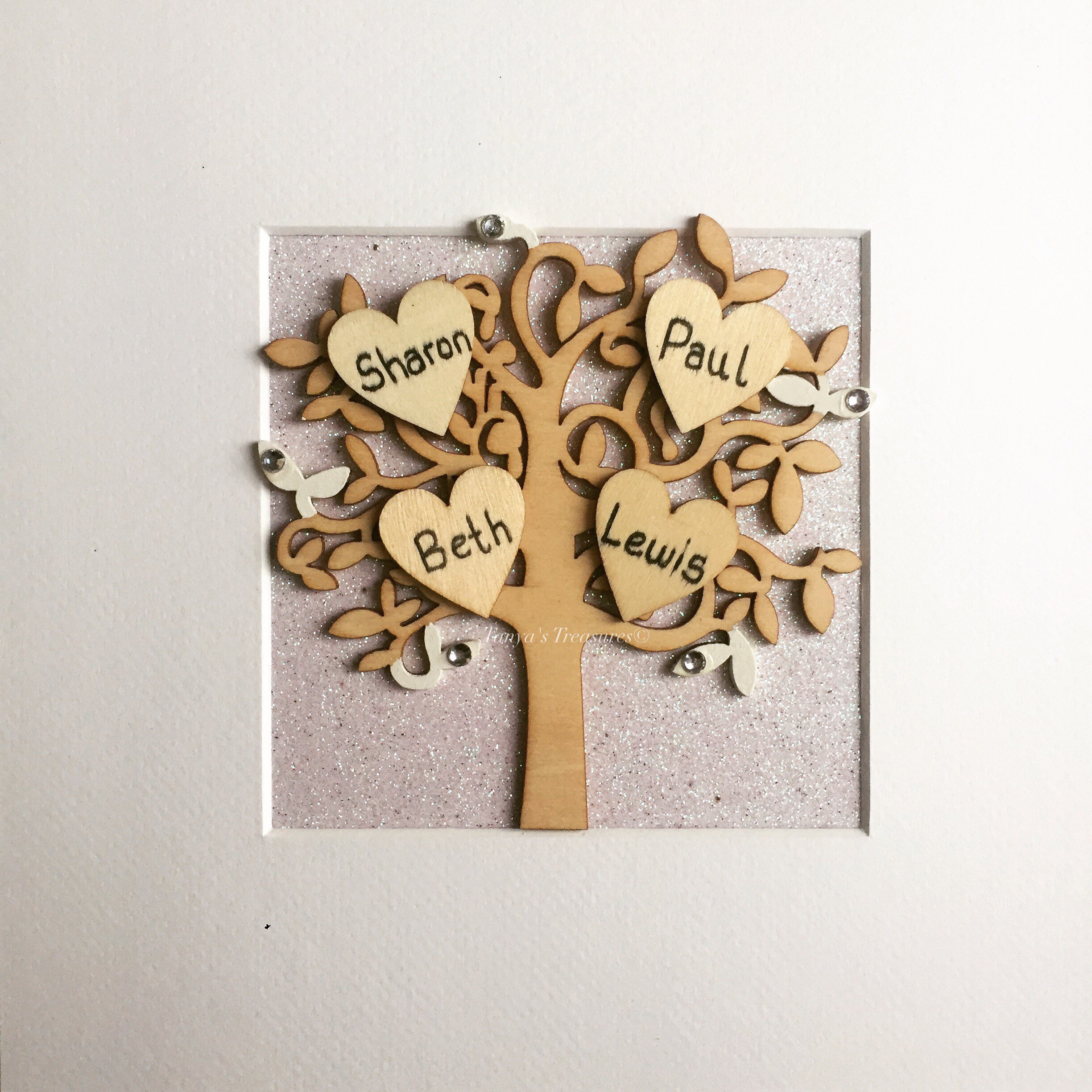 Family Tree Tree of Life Frame Personalised Family Frame | Etsy