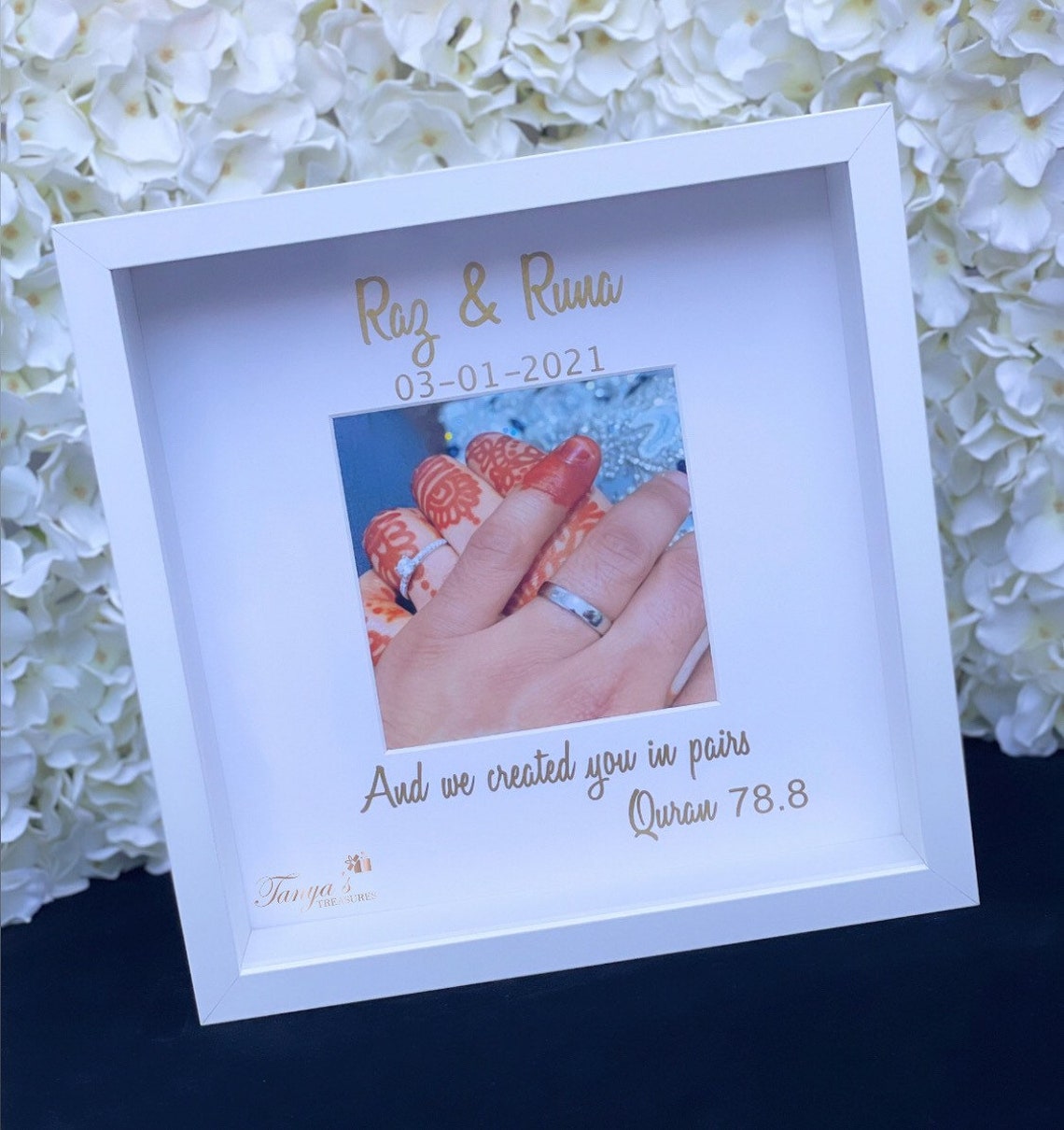 Nikah Frame Nikah Personalised Gift Nikah Gift Nikah - Etsy UK