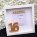 Personalised 16th Birthday Frame, 16th, Birthday Frame, Birthday Gift ...