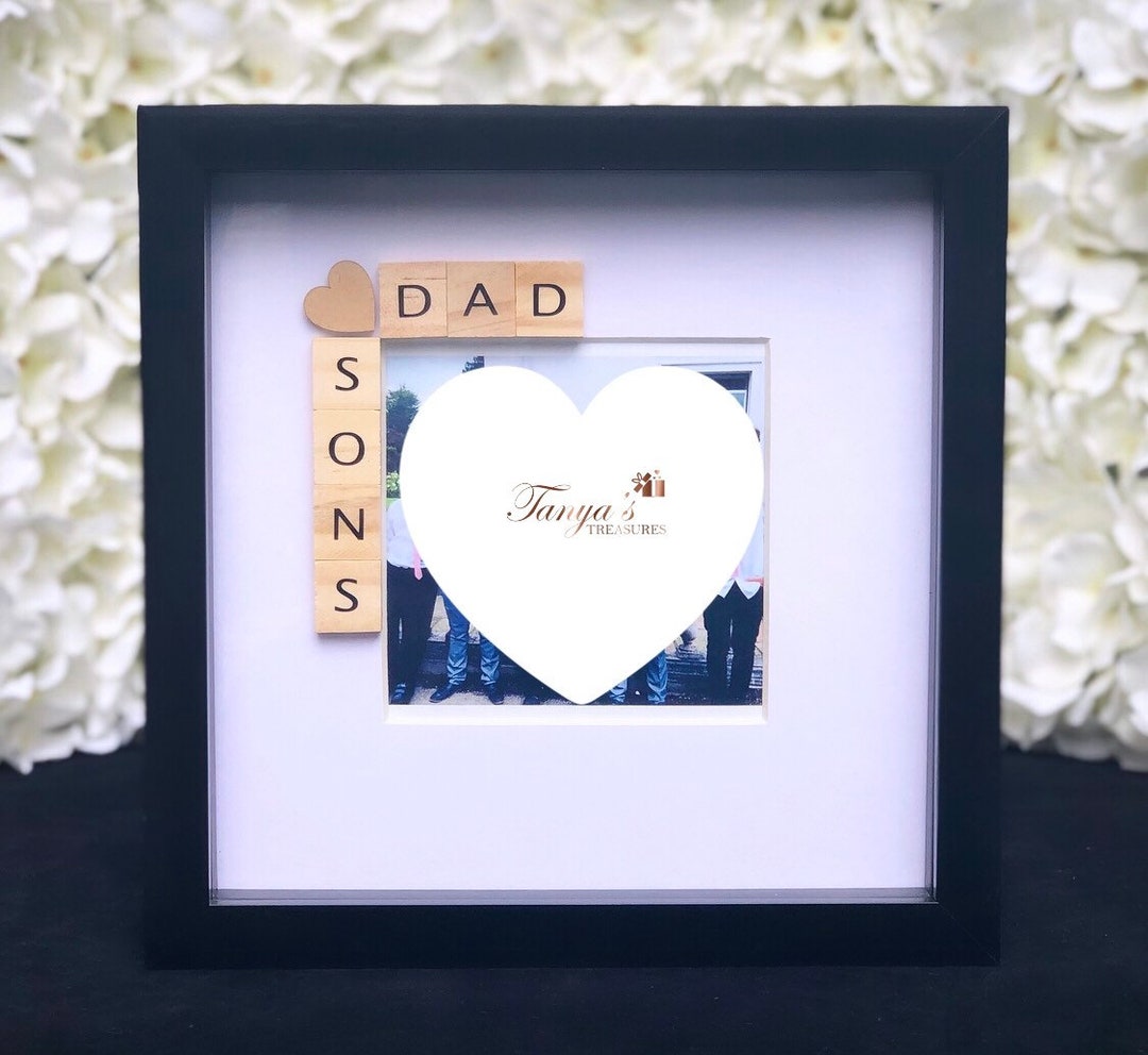 Father and Sons Frame, for a Father, Father Gift, Father's Day, Dad ...