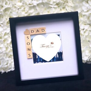 Father and Sons Frame, for a Father, Father Gift, Father's Day, Dad ...