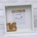 Personalised 16th Birthday Frame, 16th, Birthday Frame, Birthday Gift ...