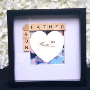 Father and Son Frame, for a Father, Father Gift, Father's Day, Dad ...