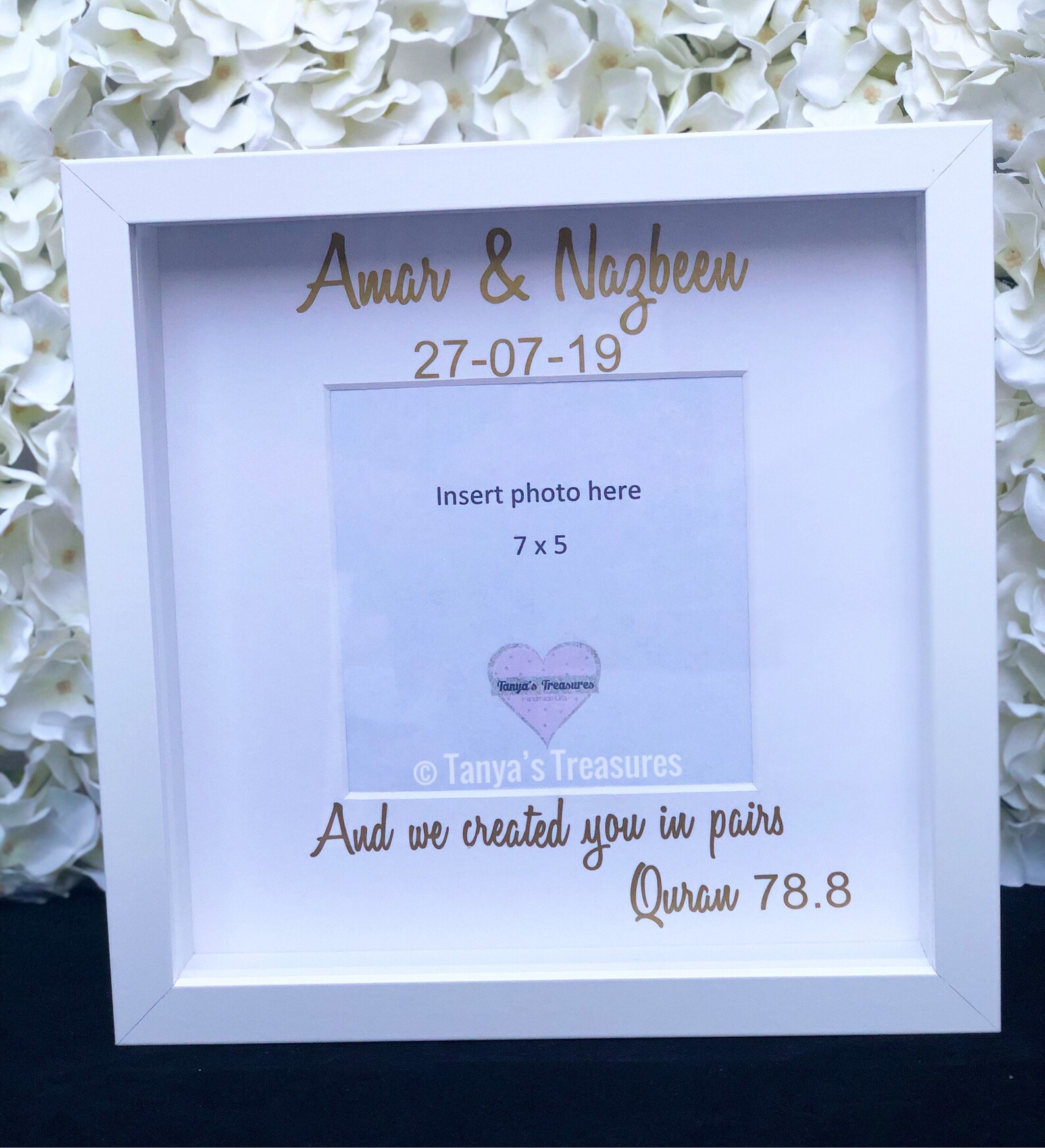 Nikah Frame Nikah Personalised Gift Nikah Gift Nikah - Etsy UK
