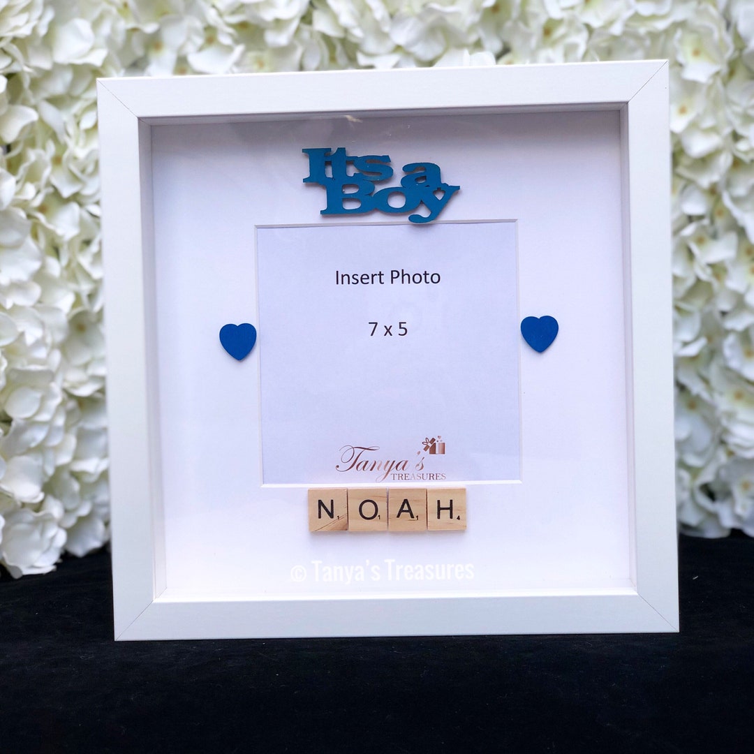 Its A Boy, Baby Boy Photo Frame, Baby Frame, Baby Announcement, Baby ...