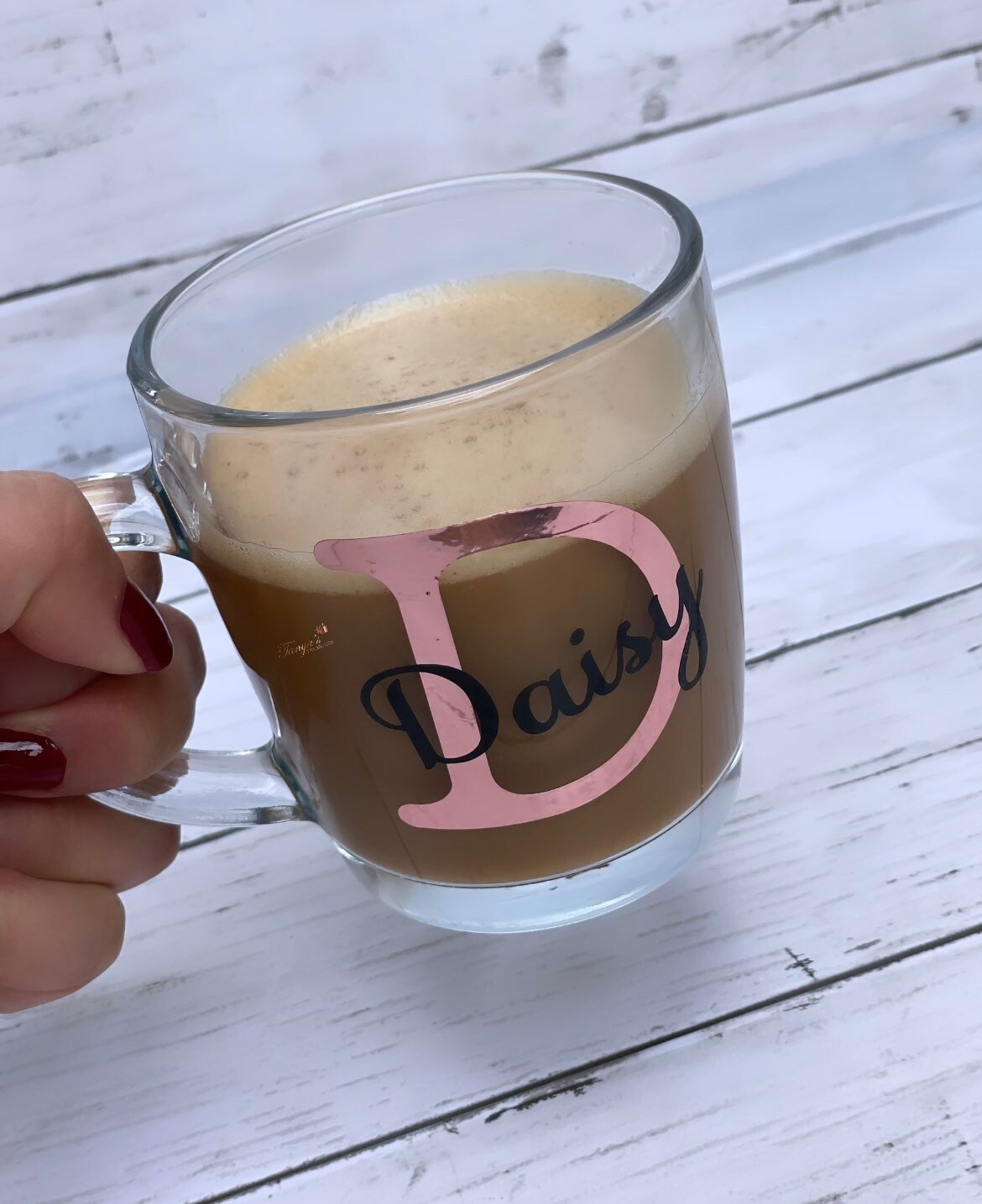 Personalised Glass Mug Personalised Mug Mug Gifts - Etsy UK